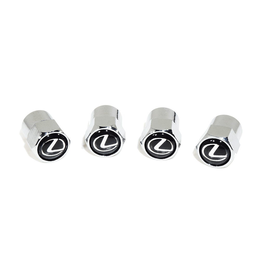 Chrome Valve Stem Tire Caps, Style: Lexus, ZSPEC Design LLC