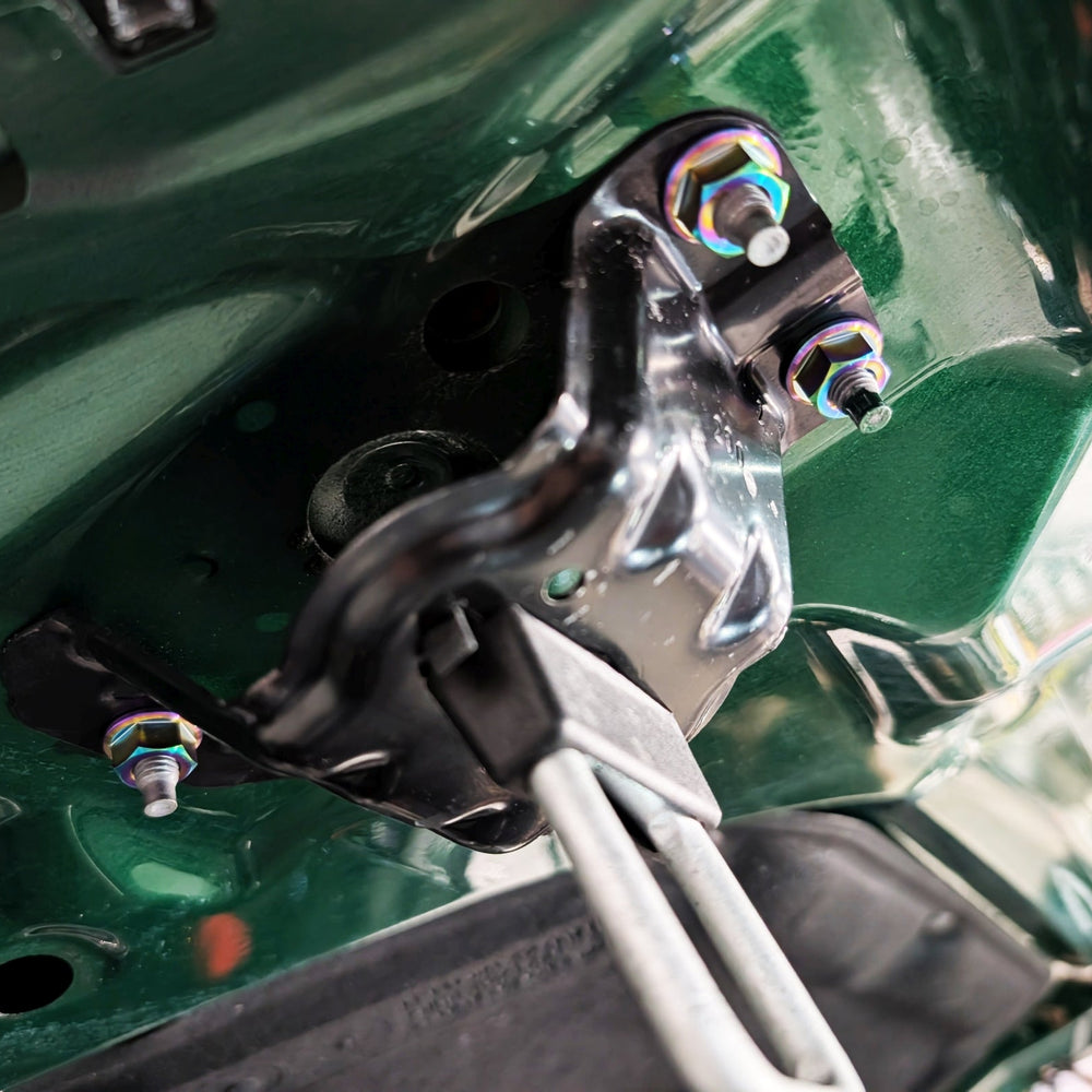 ZSPEC Hood Catches Strikers Titanium Hardware for '22+ Mini Cooper F56