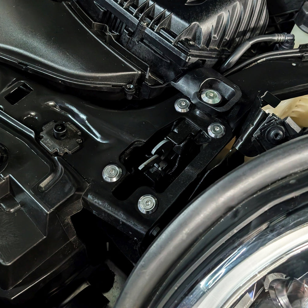 ZSPEC Hood Latches Fastener Kit, '22+ Mini Cooper F56s, Stainless & Bi