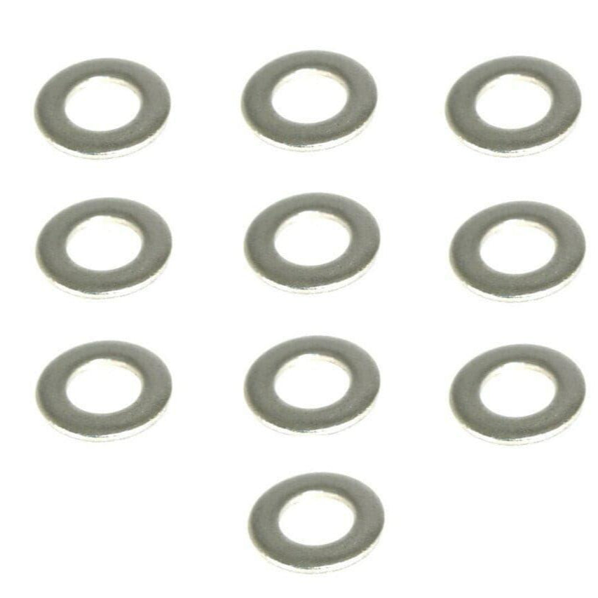 ZSPEC M2 Flat Washers, SUS304 Stainless, 10-Pack | ZSPEC Design LLC