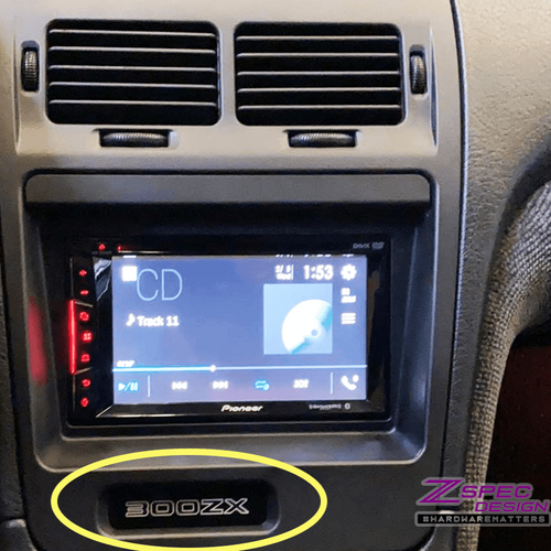 ZSPEC Clock Hole-Cover Plate for 90-99 Nissan 300zx Z32 Stereo Bezels