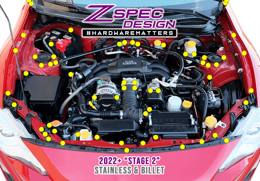 Stage 2 Fastener Kits | ZSPEC Design LLC