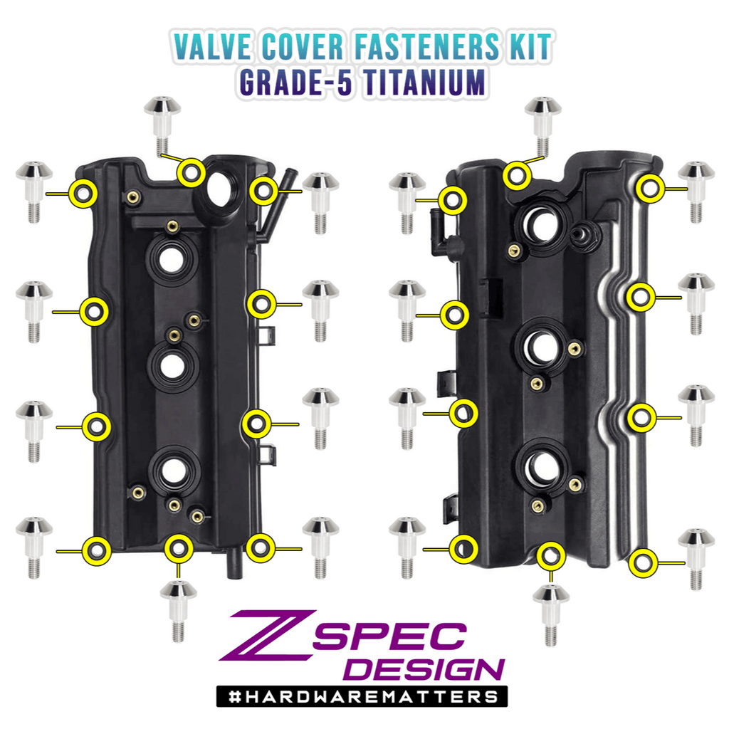 Titanium Valve Cover Bolts for Nissan 350z/G35, VQ35DE / VQ35HR